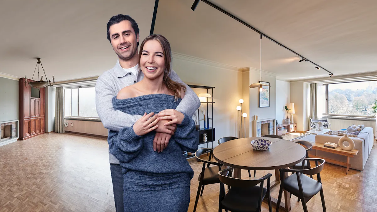 'Blind Gekocht': Bekijk hier de voor en na van het appartement van Lenna en Narek - Newsmonkey